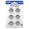Voniko 3 Volt CR2025 Battery 6 Pack – CR 2025 Button Cell Battery – 2025 Lithium Coin Batteries ...