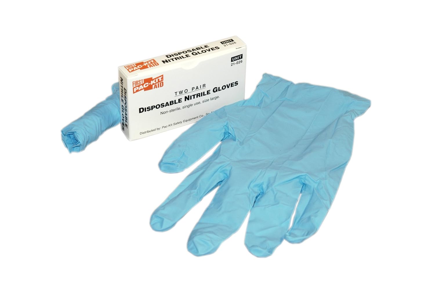 Pac-Kit by First Aid Only 21-026 Nitrile Non-Sterile Exam Glove, Large ...