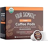 Amazon.com : Four Sigmatic Mushroom Ground Coffee, Organic and Fair Trade Coffee with Lions Mane ...