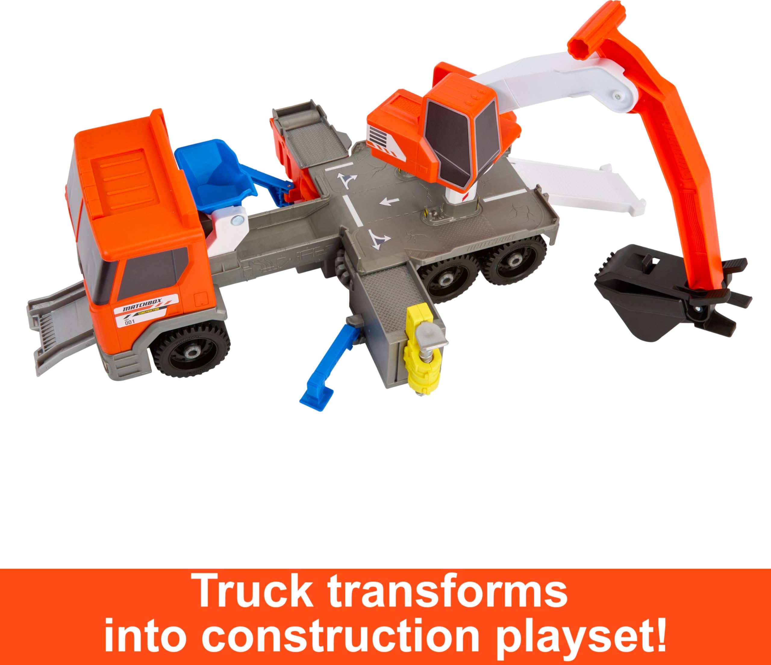 Mua Matchbox Cars Playset, Action Drivers Transforming Excavator, Large ...