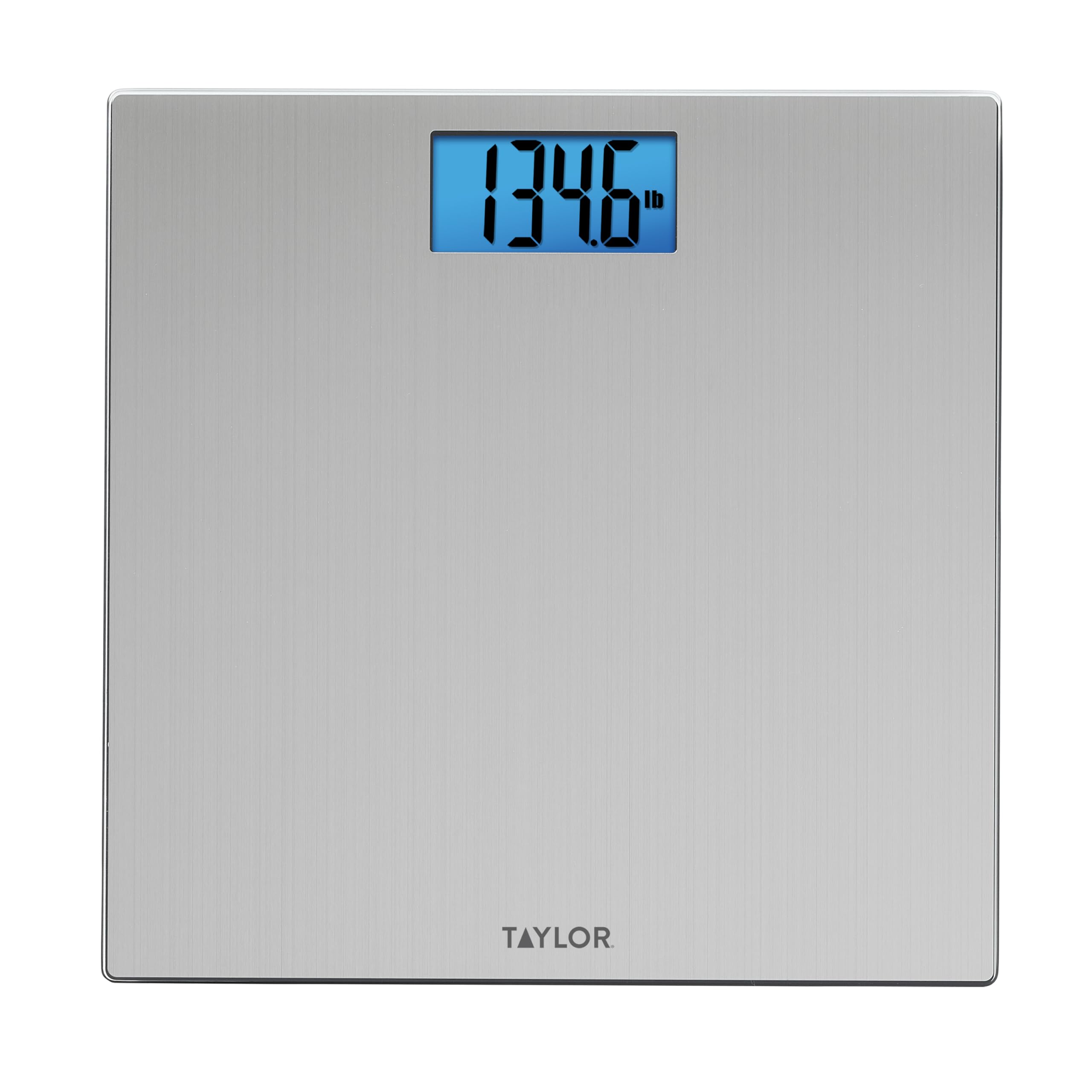 Taylor Digital Scales for Body Weight, High 400 LB Capacity, Brushed ...