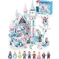 Amazon.com: Frozen Castle Girl Set, Ice Princess Castle Building Set ...