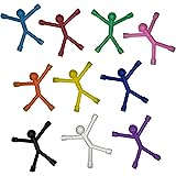10PCS Novelty Mini Man Fridge Magnets, Toosunny Cute Rubber Magnet Men ...