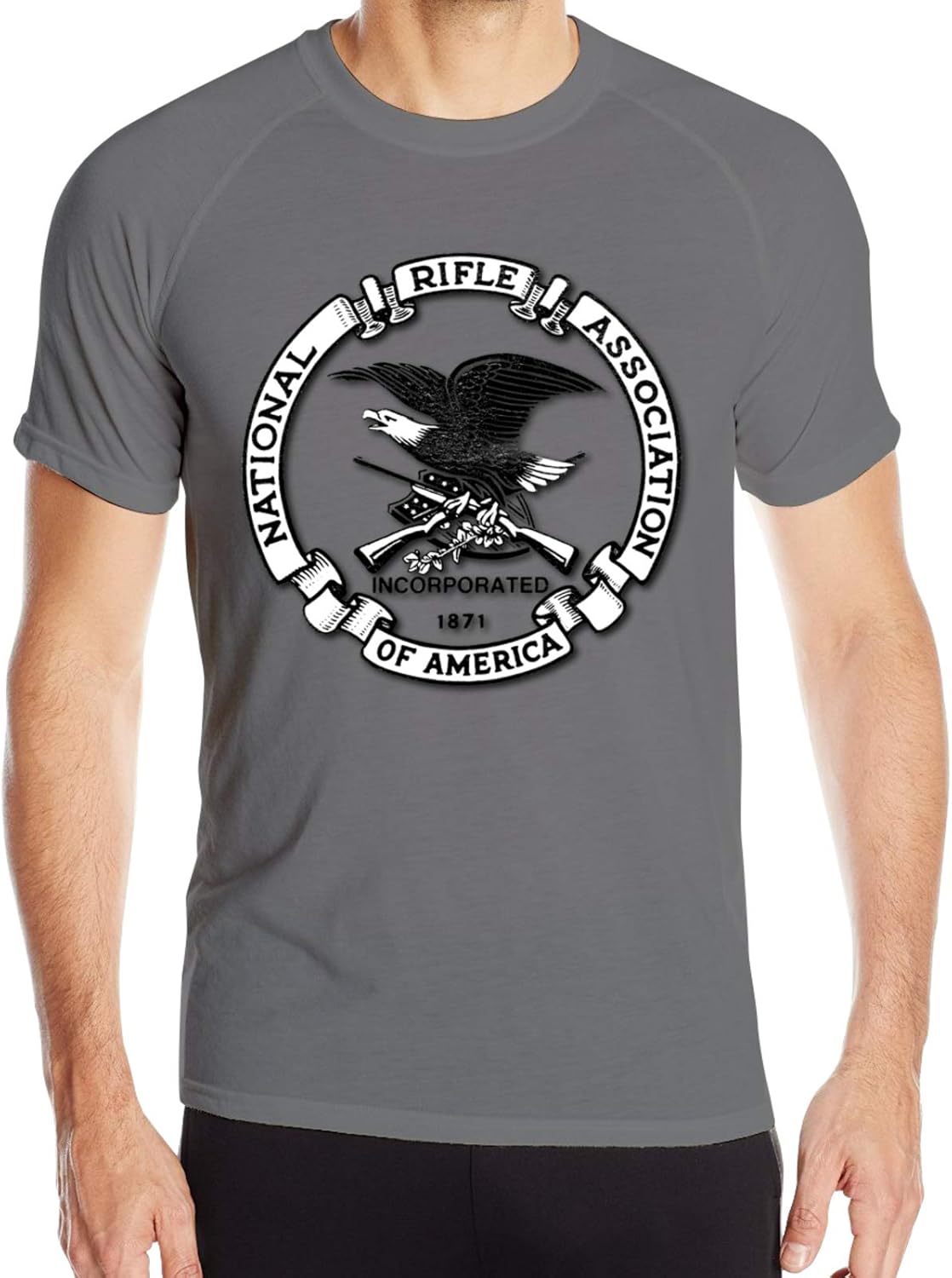 NRA National Rifle Association Mens Quick Dry Moisture Wicking Active ...