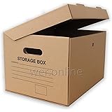 W.E. Roberts Pack of 50 White Die-cut Postal Mailing Cardboard Boxes ...