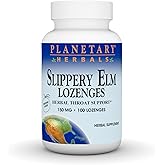 Amazon.com: Planetary Herbals Slippery Elm Lozenges, Herbal Throat ...