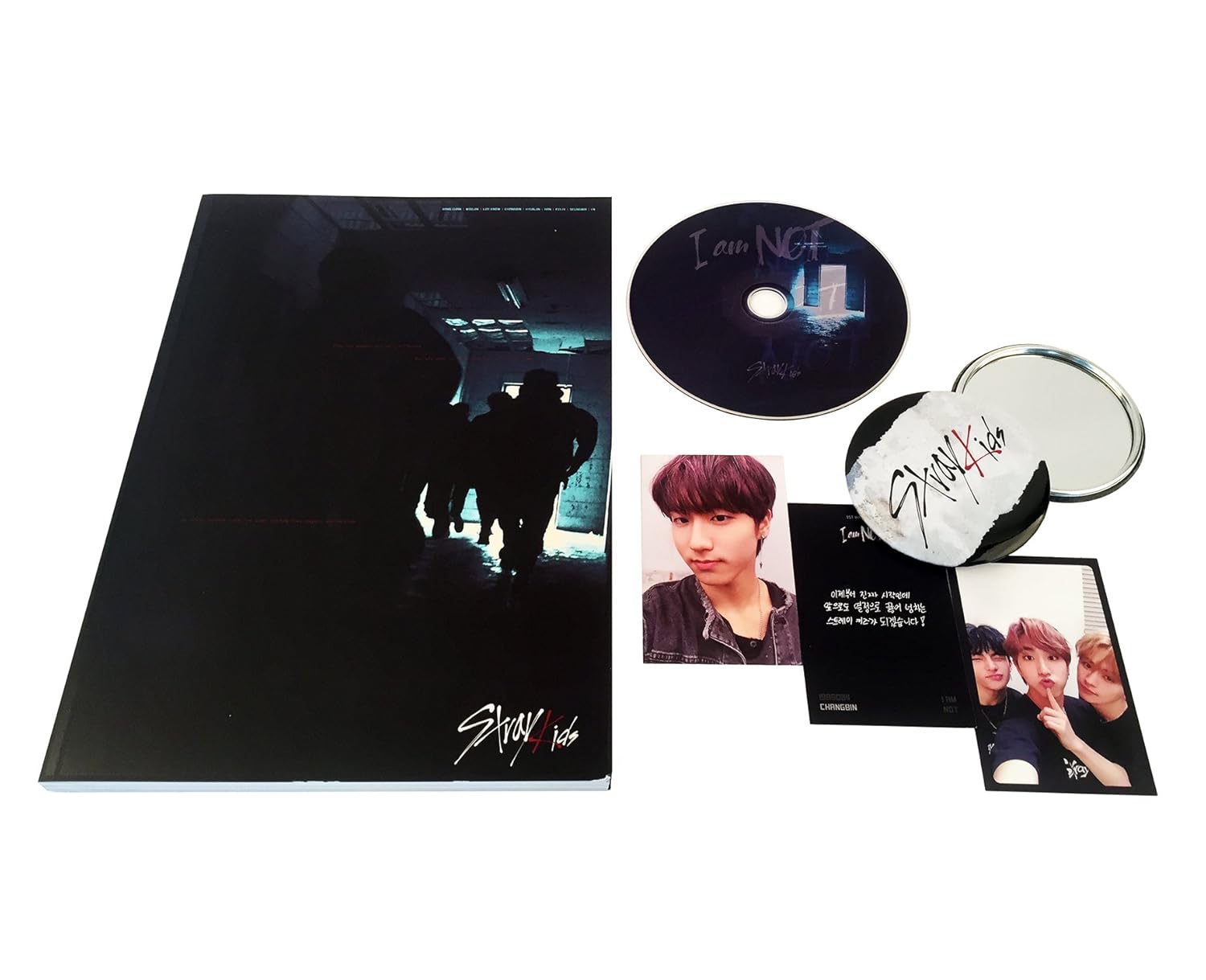 STRAY KIDS 1st Mini Album - I am NOT CD + Photobook + 3 Photocards ...