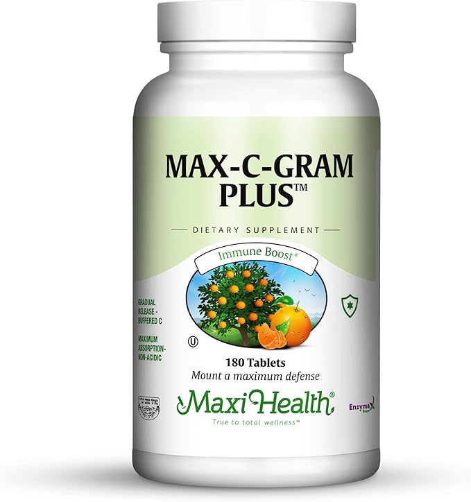 Amazon.com: Maxi Health Max C Gram Plus - Gradual Release - Buffered ...