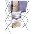 Amazon.com: YUBELLES 3 Tiers Foldable Clothes Drying Rack, Vertical ...