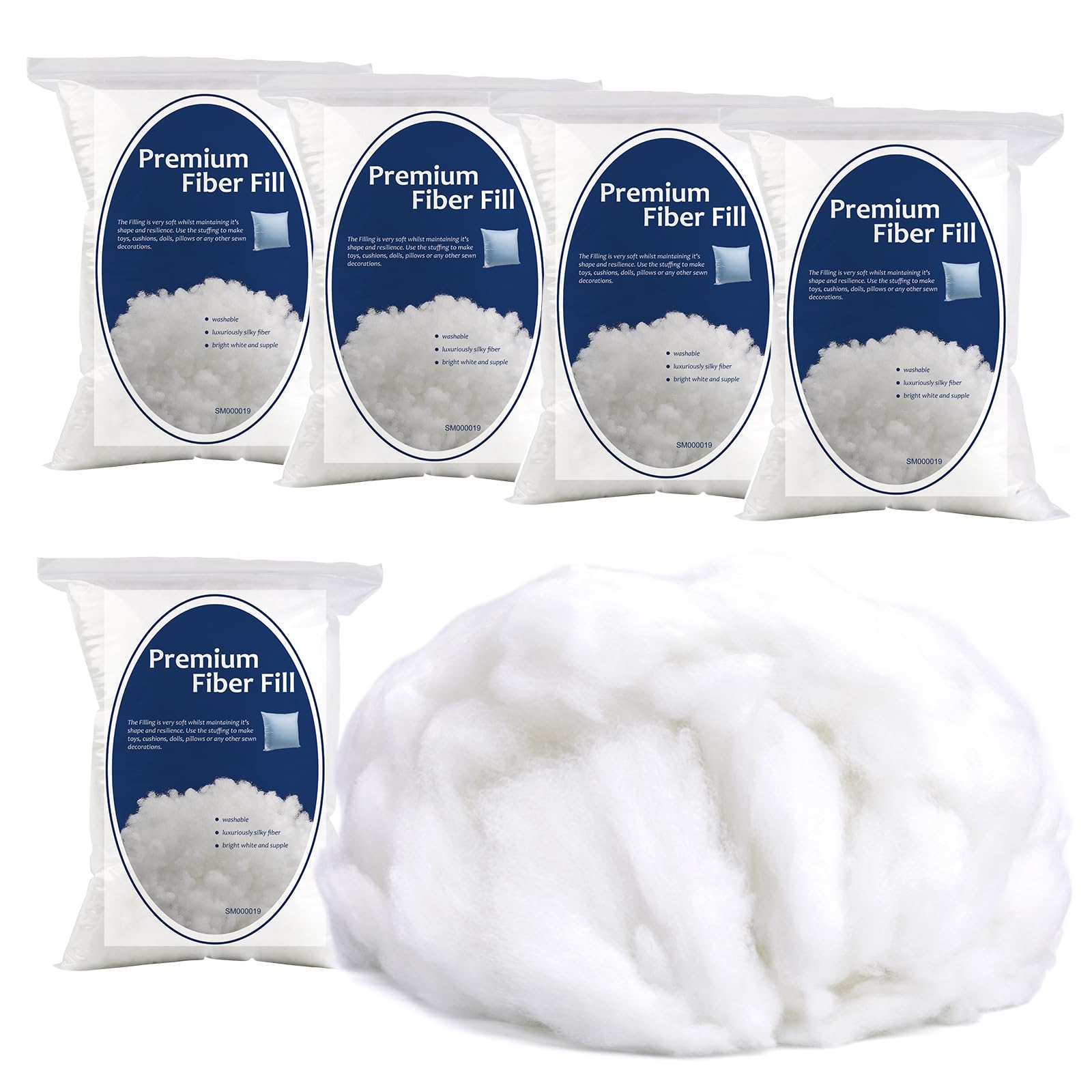 Mua Bupete 750g/1.65lb Polyester Fiber Fill, Premium Fiber Fill ...