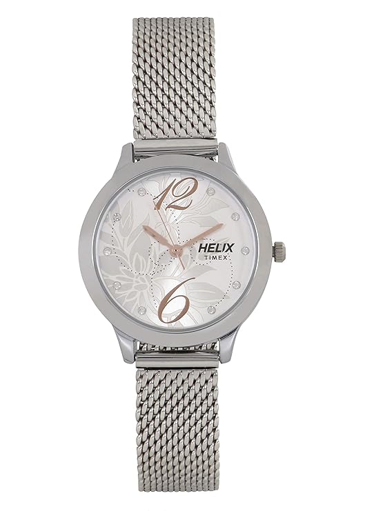 Buy helix Analog Silver Dial Women's Watch-TW022HL15 at Amazon.in