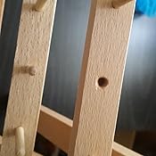 HAITRAL 60-Spool Sewing Thread Rack Thread Organizer Collapsible Wall ...