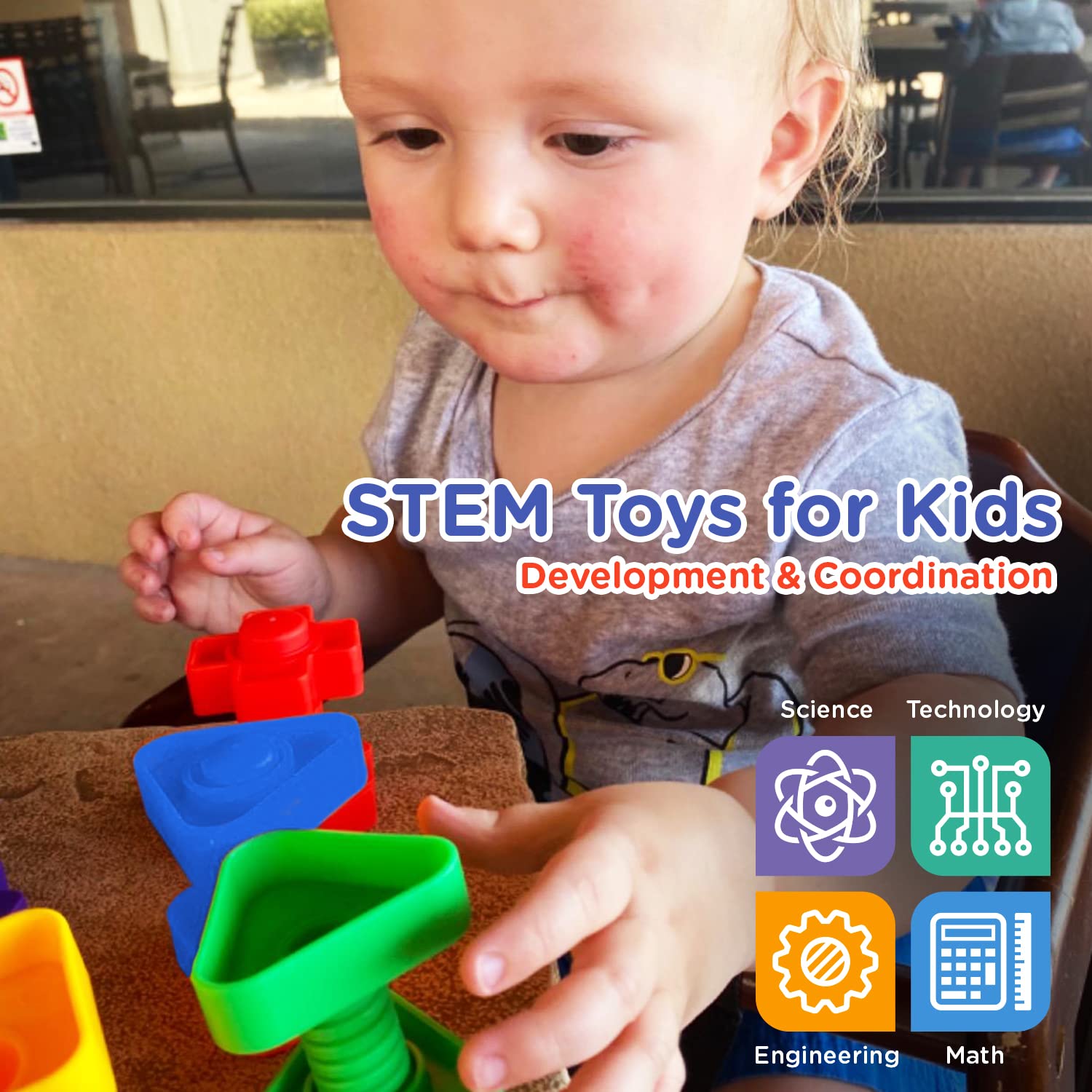 Mua Play Brainy Jumbo Toy Nuts and Bolts for Kids - 32-Piece Montessori ...