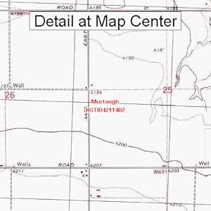 Amazon.com : USGS Topographic Quadrangle Map - Murtaugh, Idaho (Folded/Waterproof) : Outdoor ...