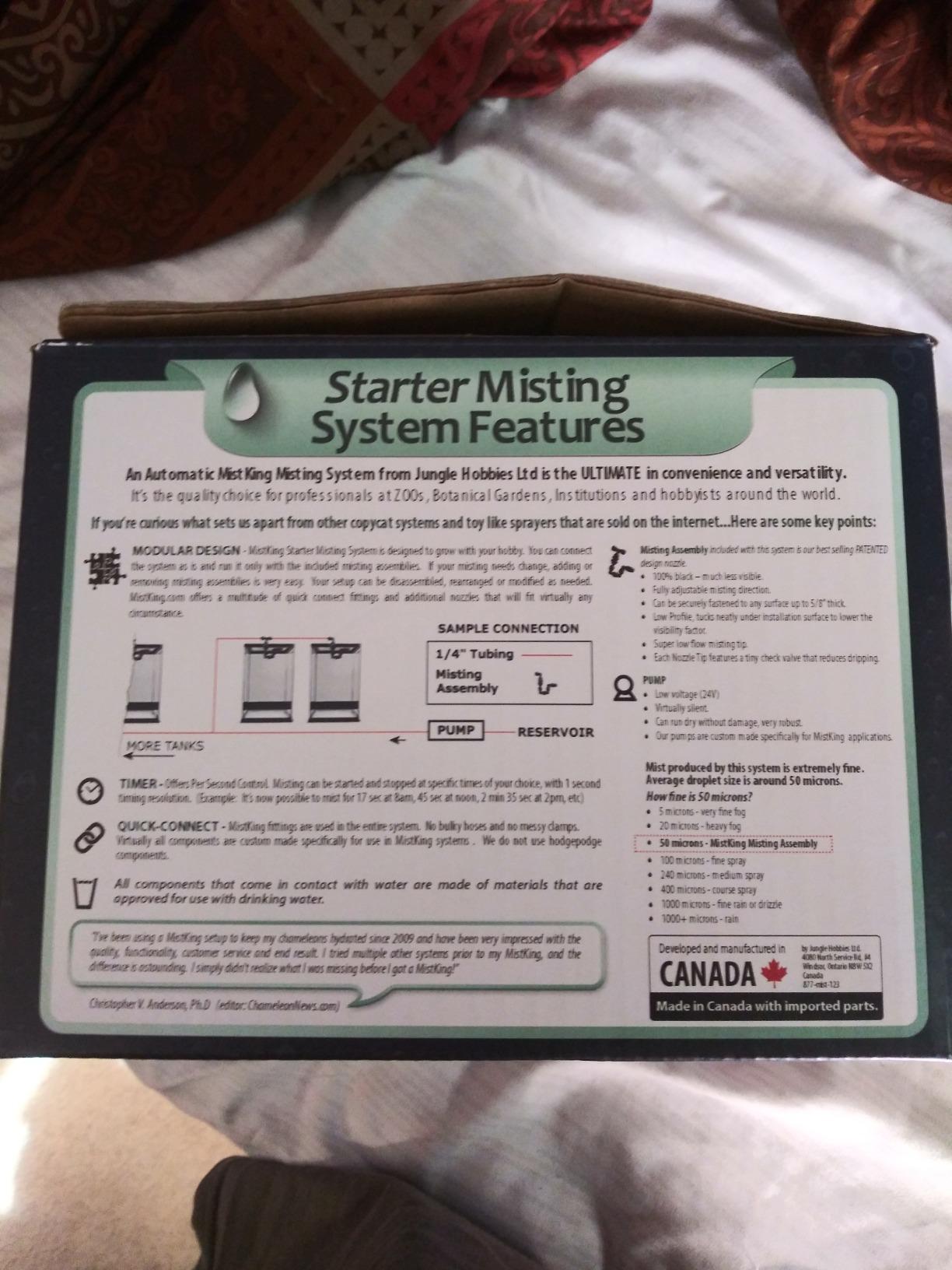 $16/mo - Finance MistKing – Advanced Misting System (3/8” Backbone), 5th Gen | Used by Zoos ...
