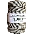Amazon.com: NS HEMP 100% Hemp String Hemp Twine 2MM 205 Feet (26# Raw ...