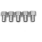 Amazon.com: LTWFITTING Bar Production Stainless Steel 316 Barb Fitting Coupler 1/2" Hose ID x 1/ ...