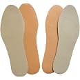 Amazon.com: Leather Inserts for Men Thin Leather Shoes Insoles for ...