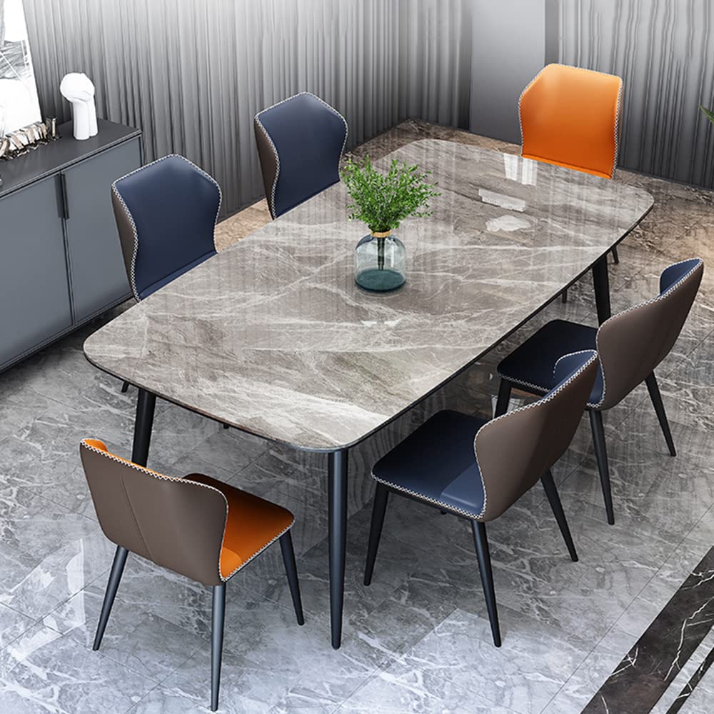 Mua LITFAD Contemporary Dining Set with Sintered Stone Dining Table and ...