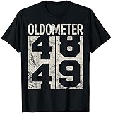 Amazon.com: Funny 50 Years Old Oldometer Vintage 50th Birthday Odometer ...
