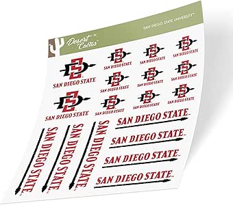 Amazon.com: San Diego State University SDSU Aztecs NCAA Sticker Vinyl ...