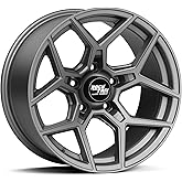 Amazon.com: RockTrix RT117 17 inch Wheel Compatible with Jeep Wrangler ...