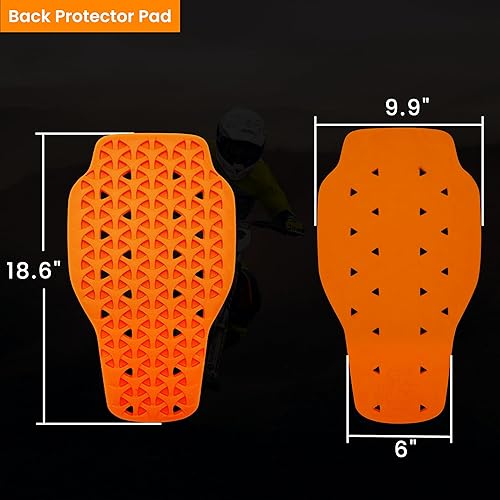 Motorcycle Jacket Women CE Level 1 Back Protector Pad - Motorcycle ...