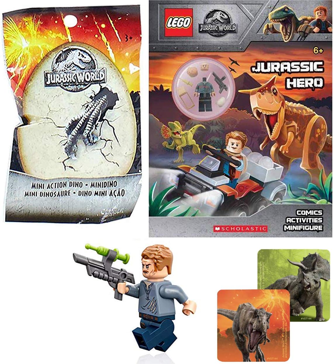 Amazon.com: LEGO Owen Mini Figure Hero Adventure Park Jurassic World ...