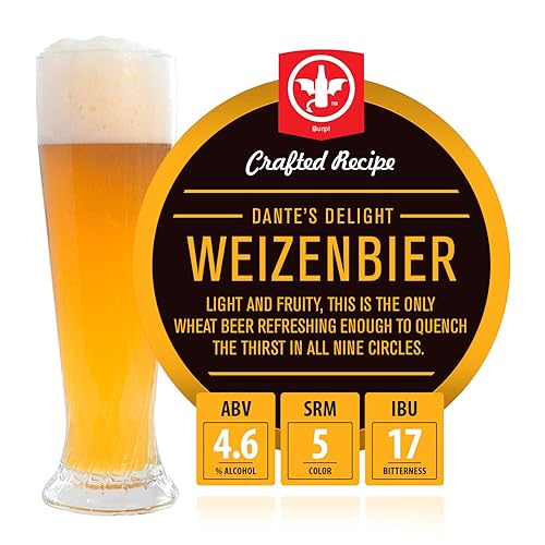 BrewDemon 2 Gal. Dante's Delight Weizenbier Beer Recipe Kit - Makes a ...