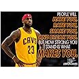 Amazon.com: Lebron James Motivational Poster Quote Inspirational Quotes ...