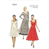 Amazon.com: Vogue Patterns V8970B50 Misses' Dress Sewing Template, Size ...