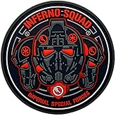 Amazon.com: Inferno Squad Imperial Special Forces Patch [3D-PVC Rubber -“Hook” Fastener -MIN11 ...
