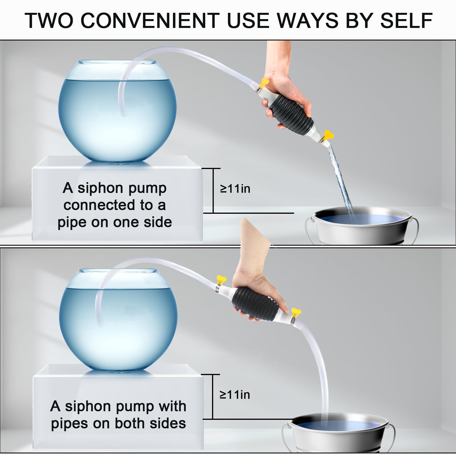 Mua Snwoygr Siphon Pump, Enlarged Caliber Siphon Fuel Hand Pump with 6. ...