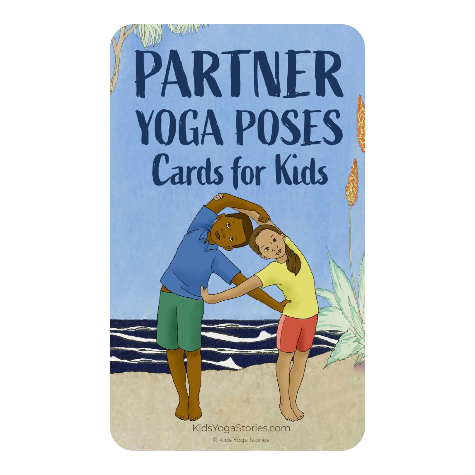 Mua Partner Yoga Poses Cards for Kids - for Toddler Yoga, Classroom ...
