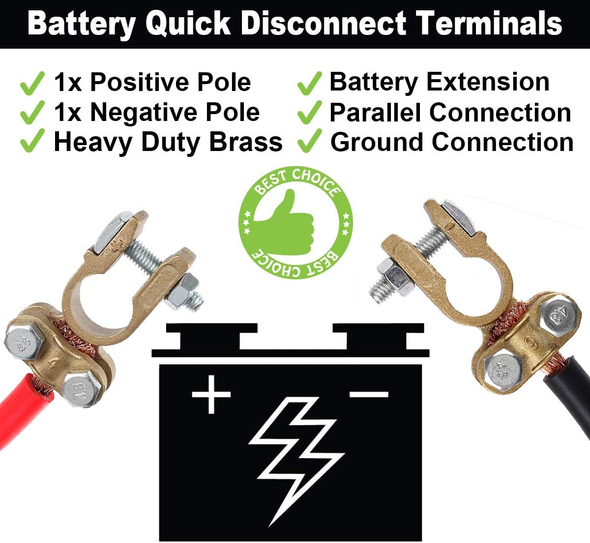 Heavy Duty Battery Quick Disconnect Terminals, Battery Quick Release ...