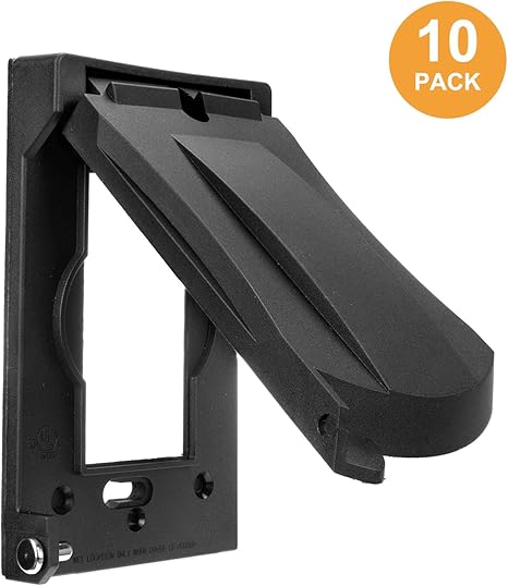 [10 Pack] BESTTEN Outdoor Outlet Cover for GFCI and Decor Receptacle ...