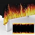 Amazon.com: GZBJMYGS Flame Torch Tablecloths Artificial Faux Fire Fake ...