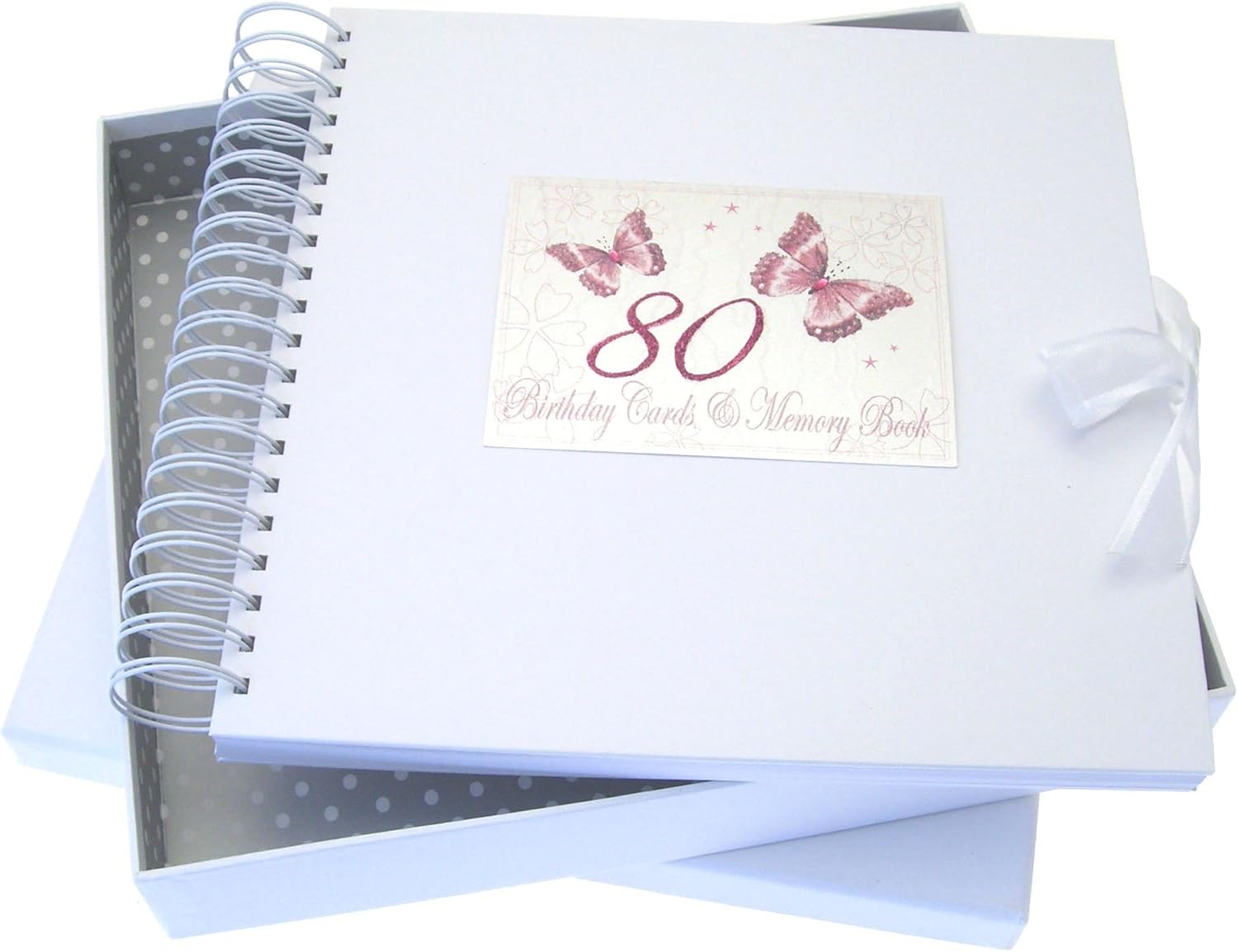 80th Birthday Card Memory Book Butterflies Amazon co uk Office 80th-birthday-card-memory-book-butterflies-amazon-co-uk-office