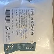 Citric Acid 1kg - 100% Pure Food Grade: Amazon.co.uk: Grocery