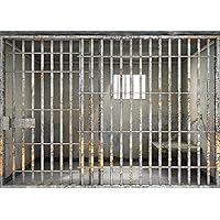 Amazon.com: Loccor Prison Backdrop 7x5ft Fabric Jail Cell Backdrop Forbidden Room Photography ...