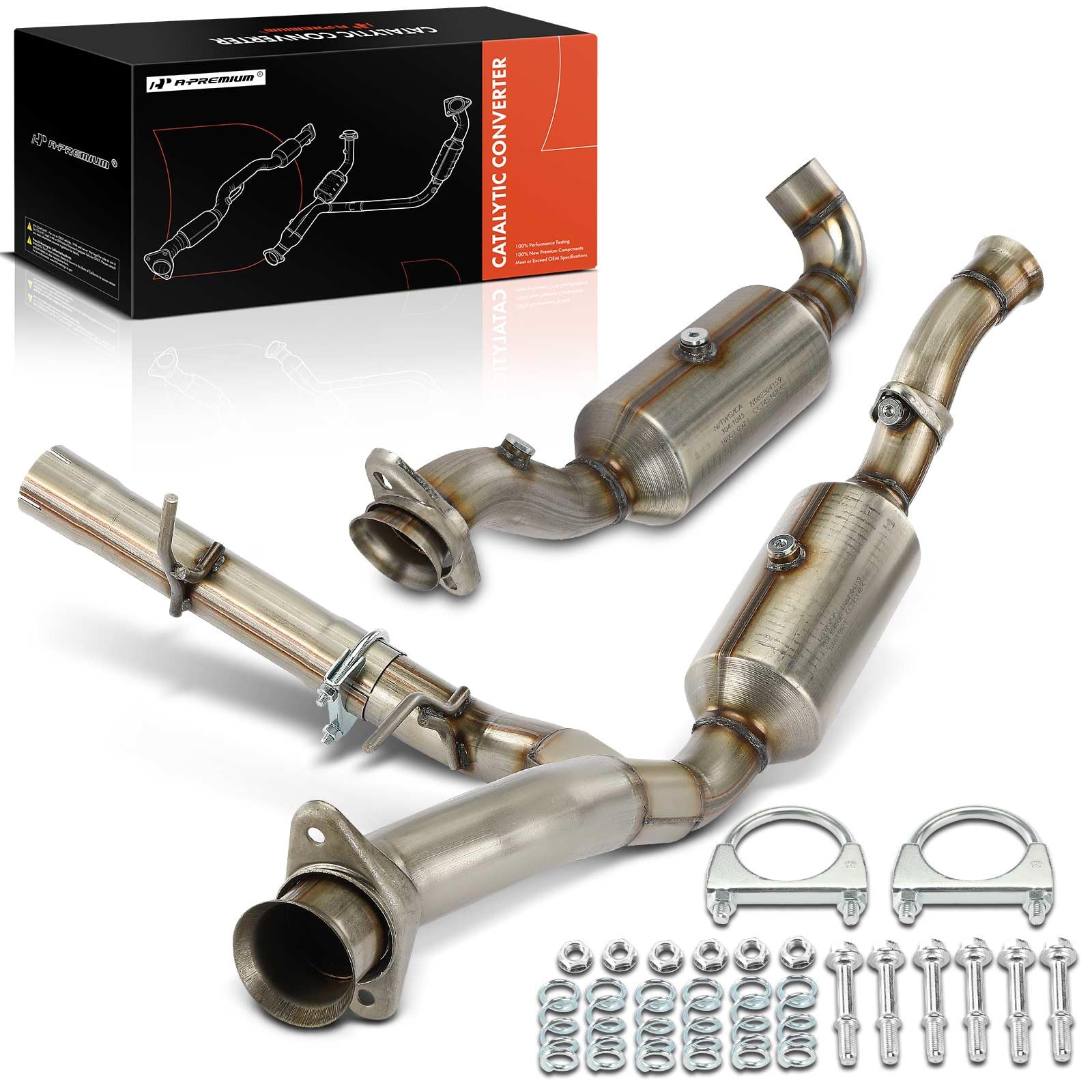 A-Premium 2-PC Left and Right Catalytic Converter Kit Direct-Fit Compatible with Ford F-150 2015 ...