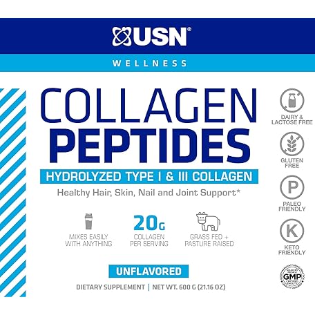 Mua USN Supplements Collagen Peptides Grass Fed Protein Powder with 20g ...