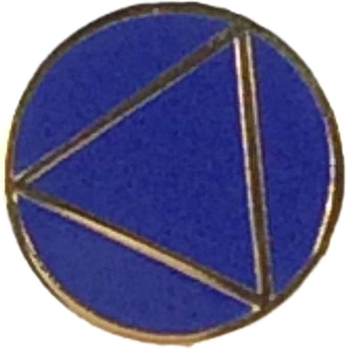 Alcoholics Anonymous Enamelled AA A.A. Pin Badge: Amazon.co.uk: Kitchen ...