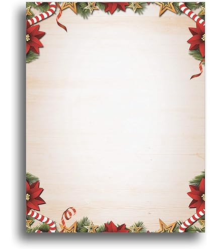 Candy Cane Border Paper
