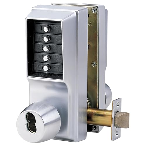dormakaba - EE1021C/EE1021C-26D-41 - Cylindrical Knob Lock, Combination ...