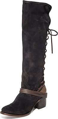 Amazon.com | Freebird by Steven Women's Coal Tall Boots, Navy, 11 B(M) US | Knee-High