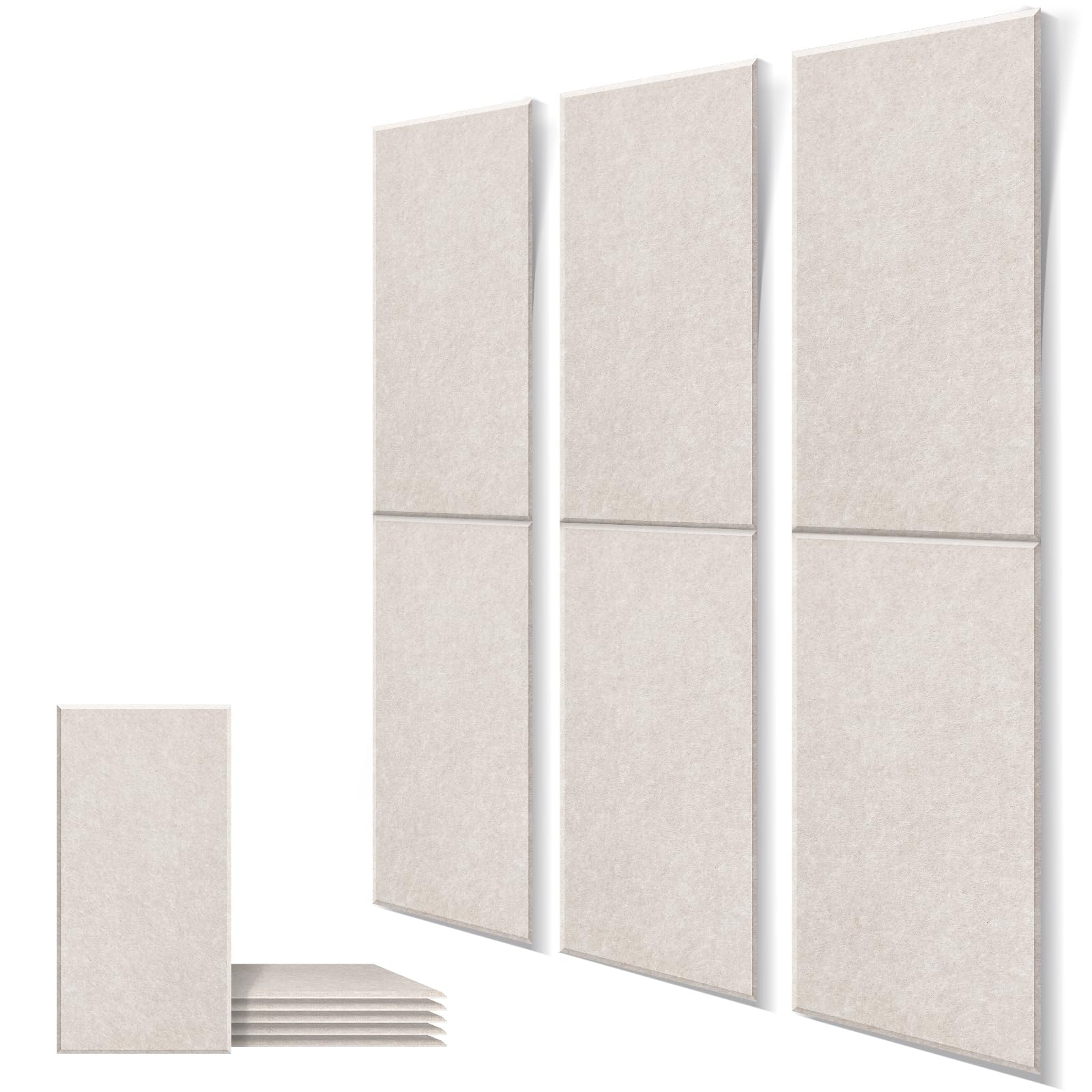 Mua 6 PCS Large Acoustic Panels, Pin Boards for Walls, Decorative Self ...