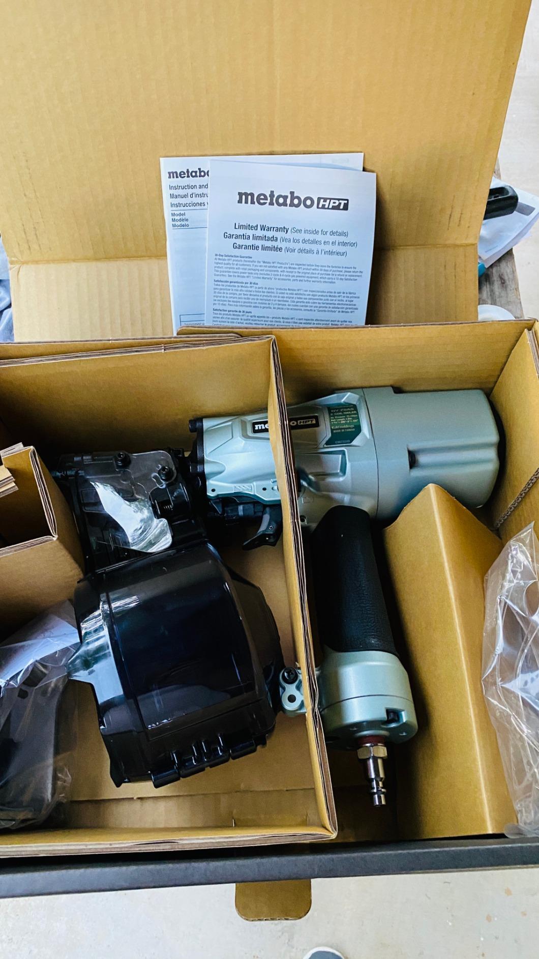 $50/mo - Finance Metabo HPT Coil Siding/Framing Nailer | Pneumatic ...