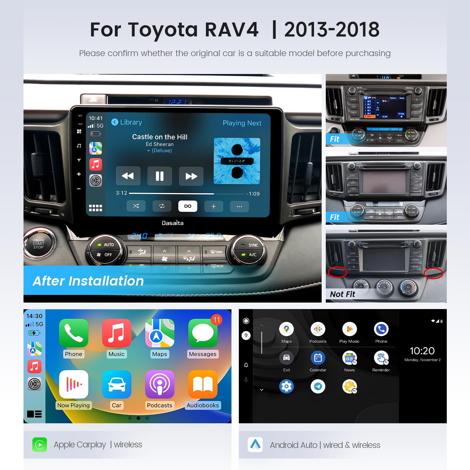 Mua G12 Car Stereo for Toyota RAV4 2012-2017 with Wireless Carplay ...