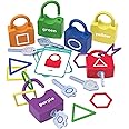Amazon.com: Xylolin Preschool Shape Sorting Matching Learning Locks ...